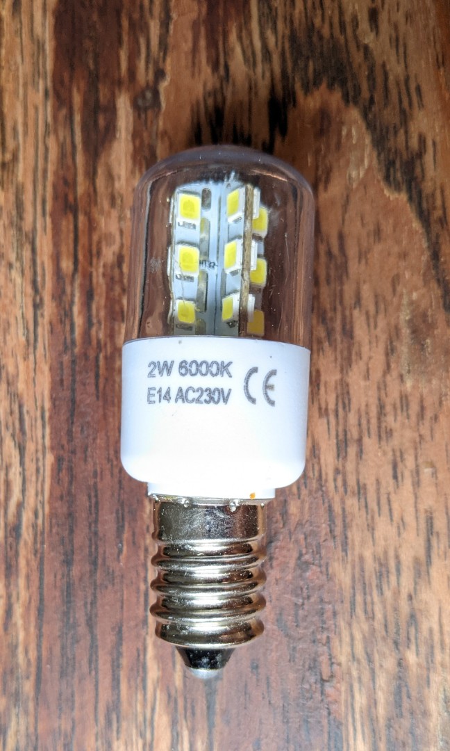 E14 LED light bulb 2w 6000k cool salt lamp night dim prayer, Furniture ...