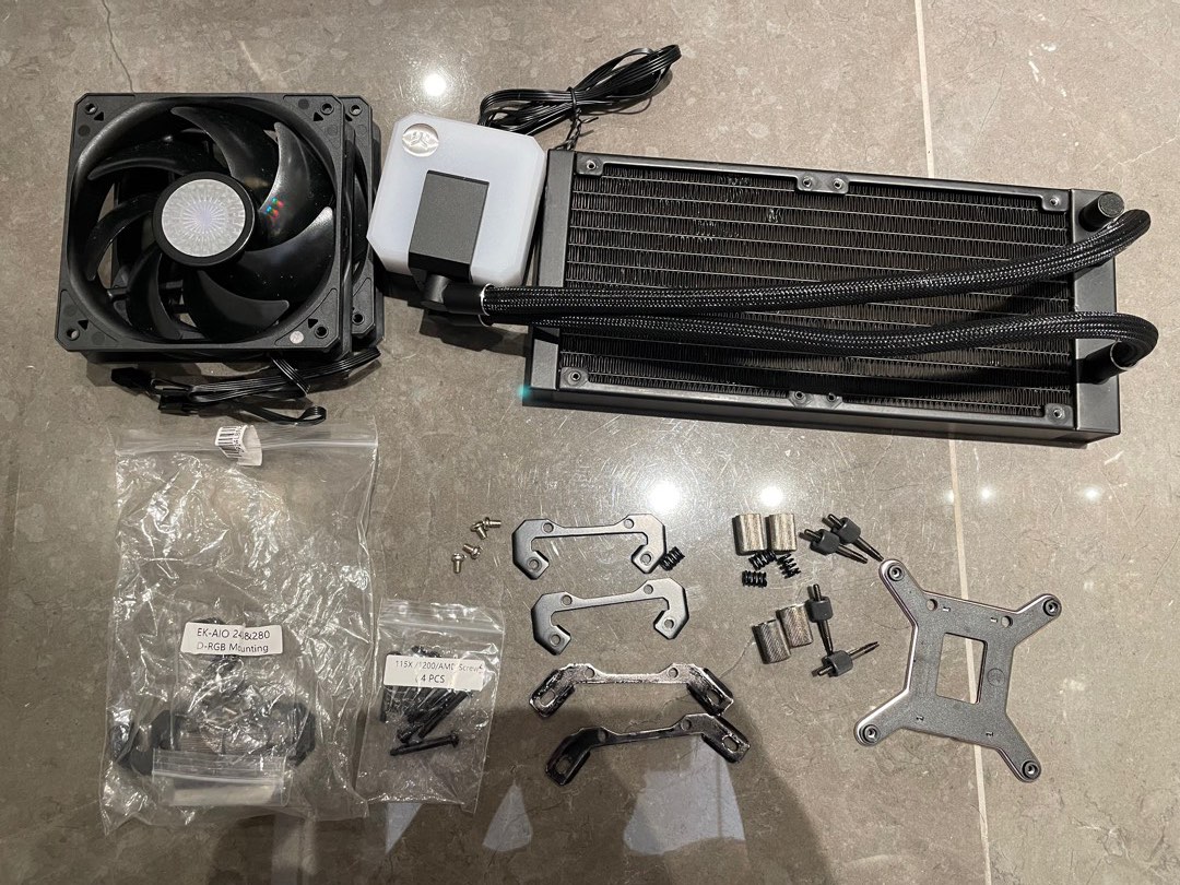 EK-AIO 240 CPU All-in-one Water Cooler 水冷, 電腦＆科技, 電腦周邊及配件, 電腦周邊產品 ...
