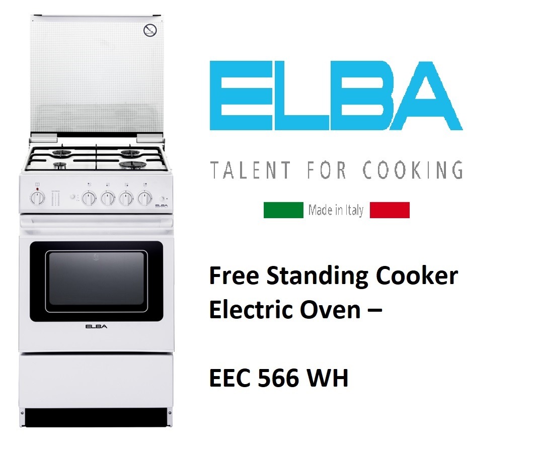 Elba EEC 566 WH Free Standing Cooker WA93504822, TV & Home Appliances ...