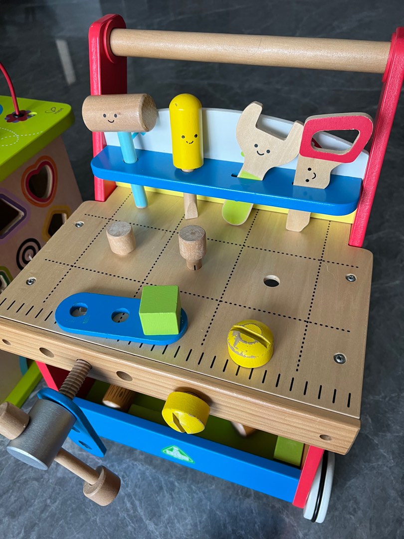 ELC Wooden Work Bench, Babies & Kids, Infant Playtime on Carousell