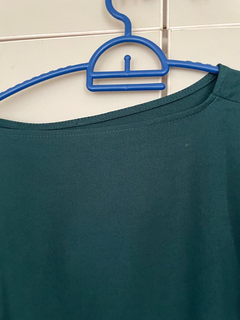 Emerald green basic kaftan, Women's Fashion, Muslimah Fashion, Kaftans & Jubahs on Carousell