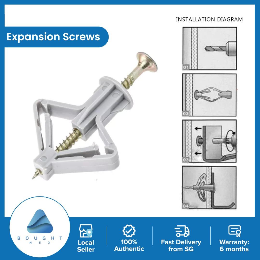 Expansion Screws Drywall Anchor Self Drilling Wall Home Pierced Special ...