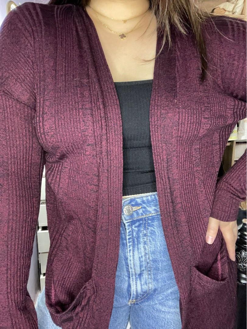 Factorie open cardigan, Women's Fashion, Coats, Jackets and Outerwear ...