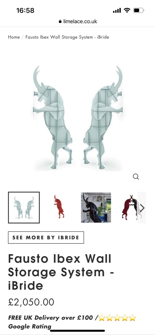 Fausto Ibex Wall Storage System - iBride, Furniture & Home Living ...