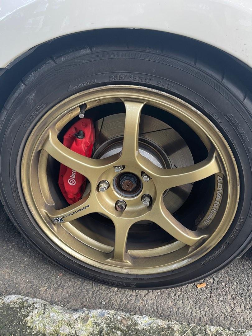 Fd2r stock brembo brake kit, Car Accessories, Accessories on Carousell