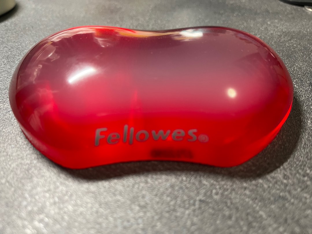 Fellowes Mouse Pad Wrist Rest ( Red ), Computers & Tech, Parts ...