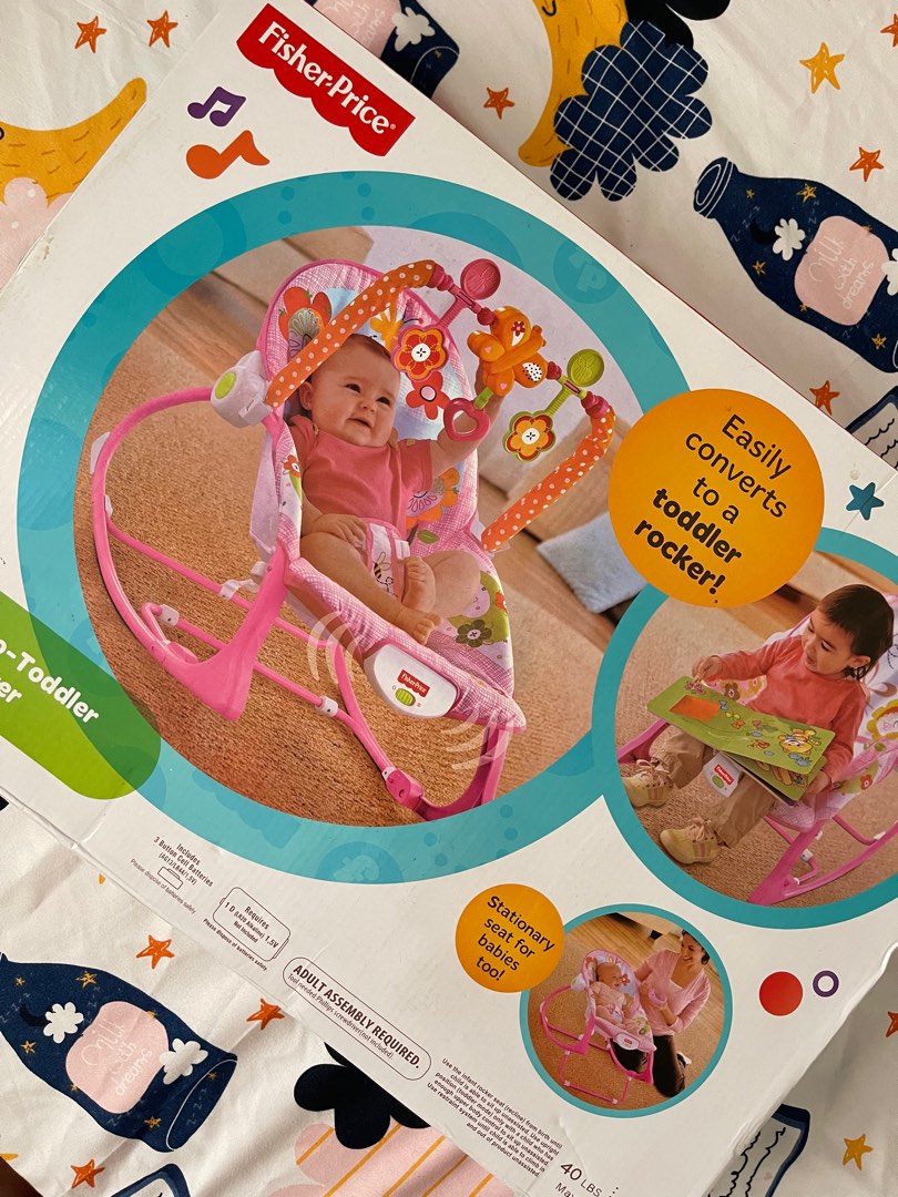 Fisher price infant to toddler rocker, Babies & Kids, Infant Playtime ...