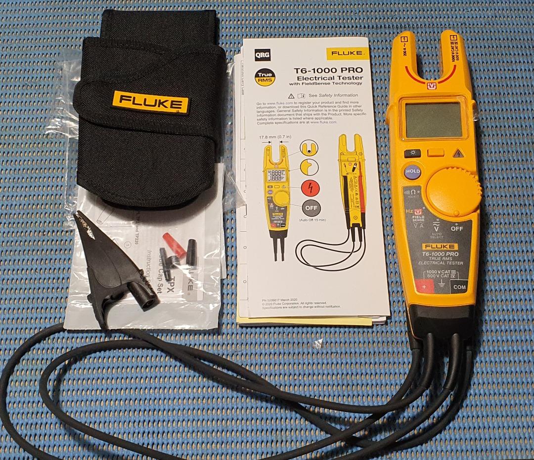 Fluke T6-1000Pro Clamp Continuity Current Electrical Tester Original ...