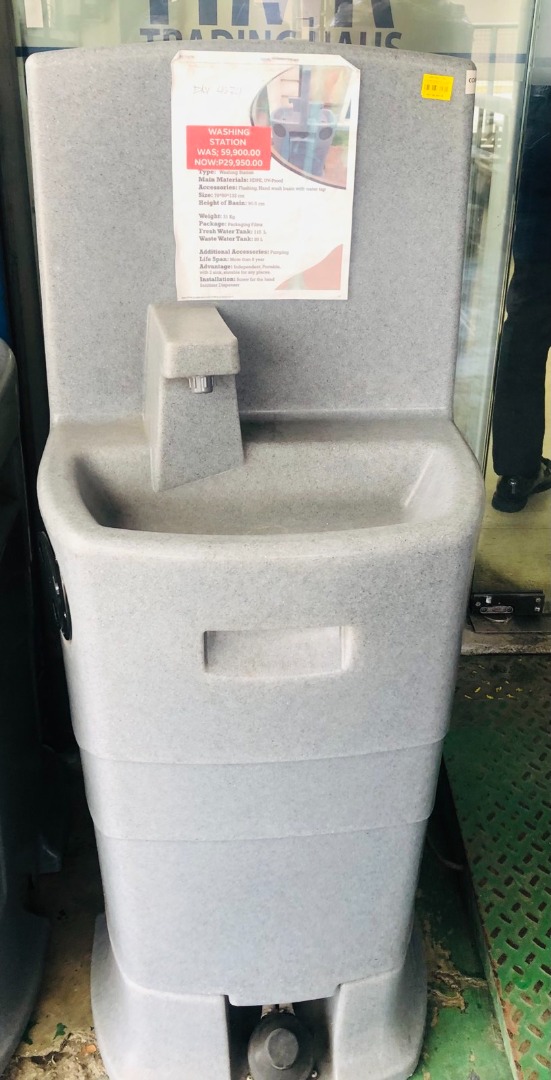 FLUSHING HAND WASHING BASIN W/ WATER TAP, Commercial & Industrial ...