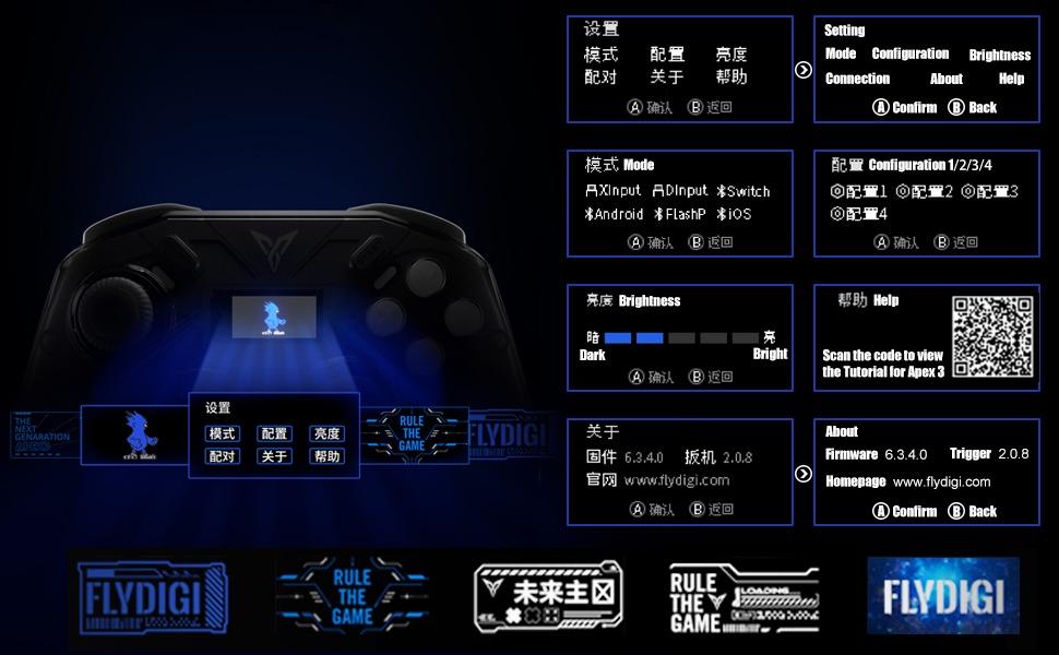 Flydigi Apex 3 Elite Wireless Gaming Controller - Aerospace Edition ...