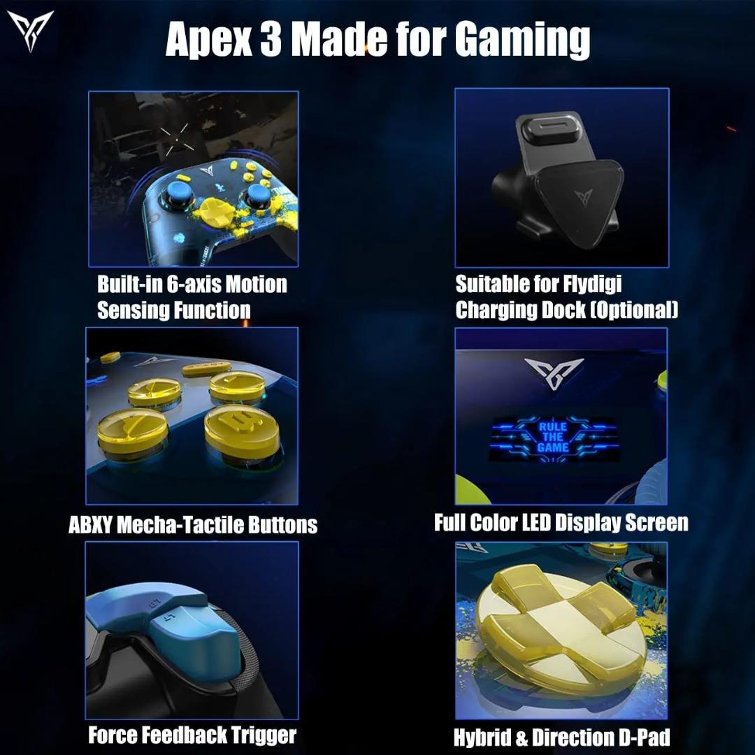 Flydigi Apex 3 Elite Wireless Gaming Controller - Aerospace Edition ...