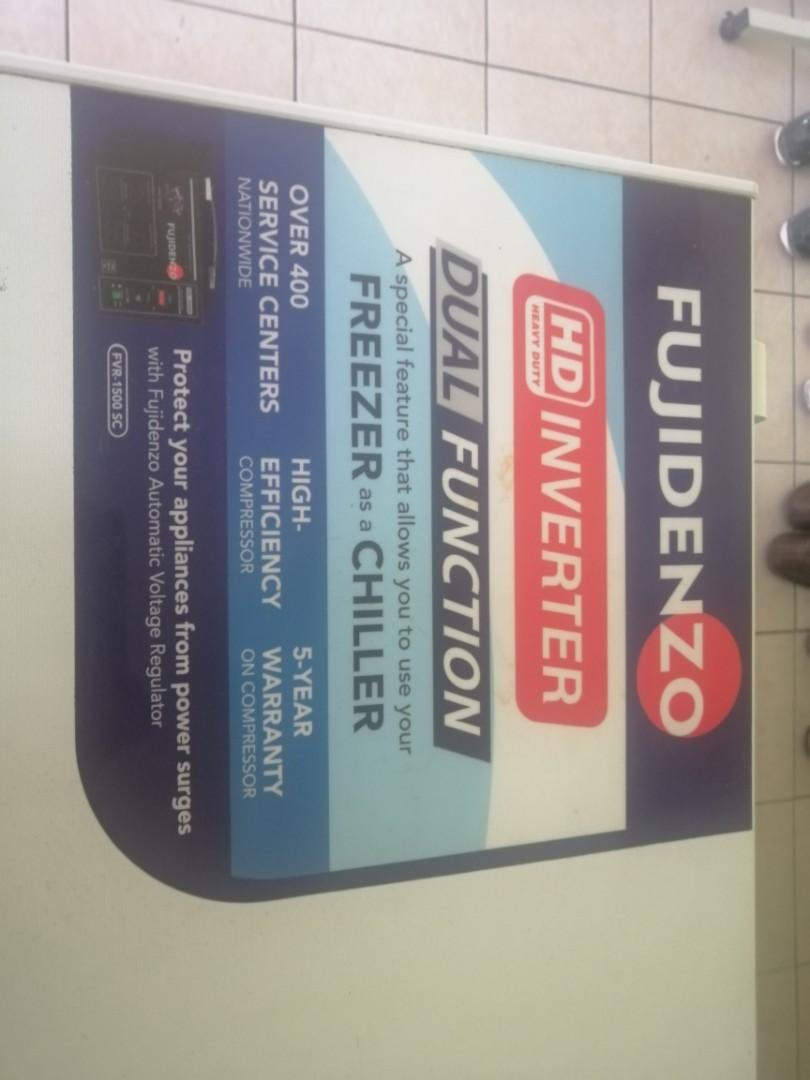 Fujidenso 7cu ft chest freezer inverter, TV & Home Appliances, Kitchen ...