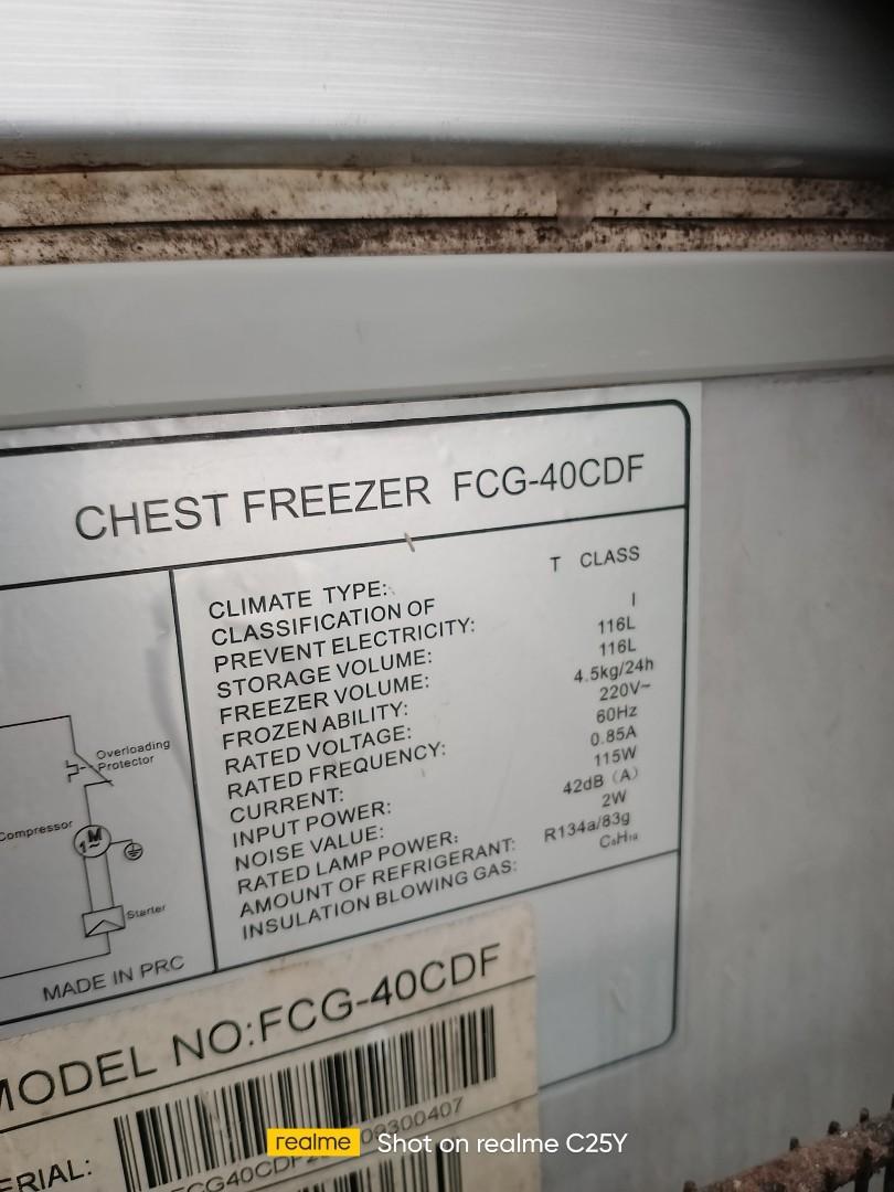 Fujidenso chest type, TV & Home Appliances, Other Home Appliances on ...