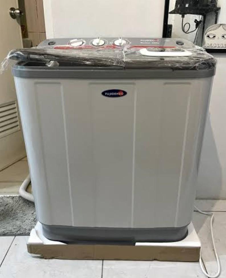FUJIDENZO TWIN TUB WASHING MACHINE, TV & Home Appliances, Washing ...