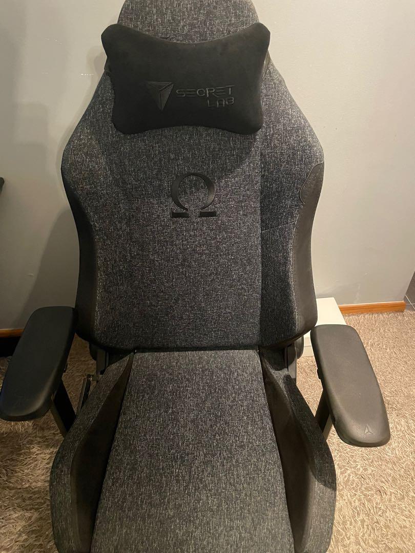 .Full aftershock gaming set + prism monitor + omnidesk + secret lab ...