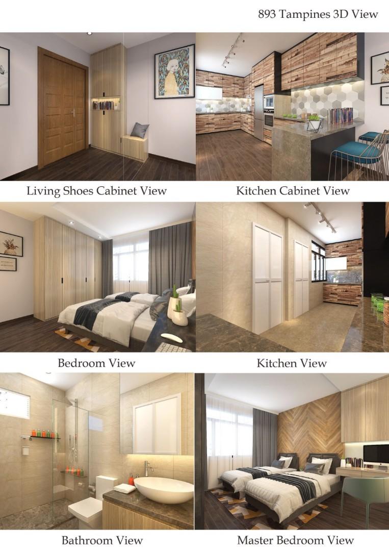 Full renovation work service, Home Services, Renovations, Full Home Renovation, HDB Renovation ...