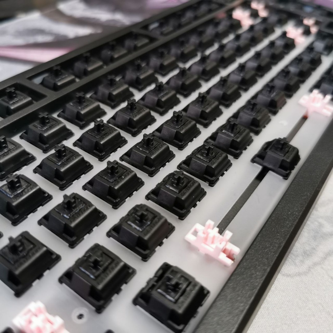 Fully Modded Custom 75% Mechanical Keyboard (without keycaps ...