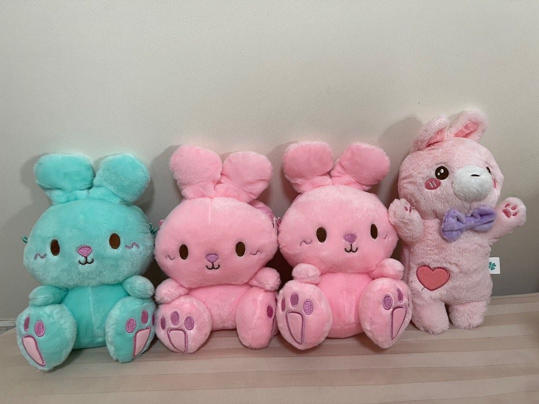 Fun claw rabbit with sling strap / rabbit plushie/ assorted plushies ...