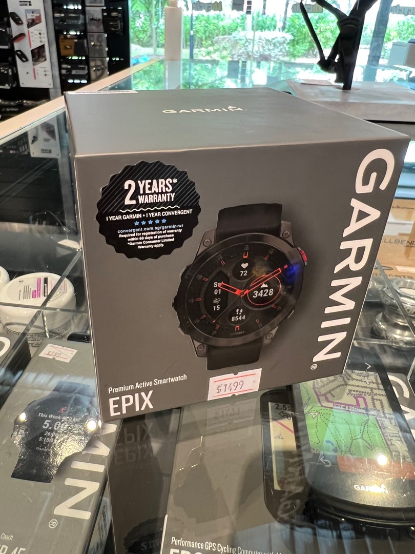 Garmin epix (Gen 2) Premium Active Smartwatch AMOLED (47mm), Mobile ...