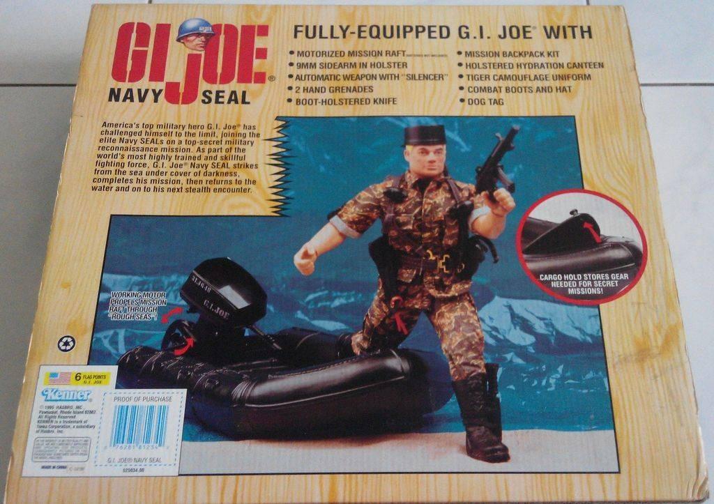 G.I. Joe Navy Seal with Motorized Mission Raft Limited Edition Action ...