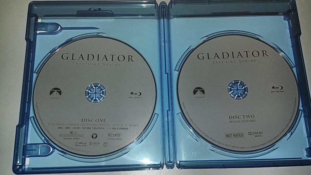 Gladiator (4K UHD + Blu-ray + Digital / Steelbook) Steelbook, Hobbies & Toys, Music & Media, CDs ...