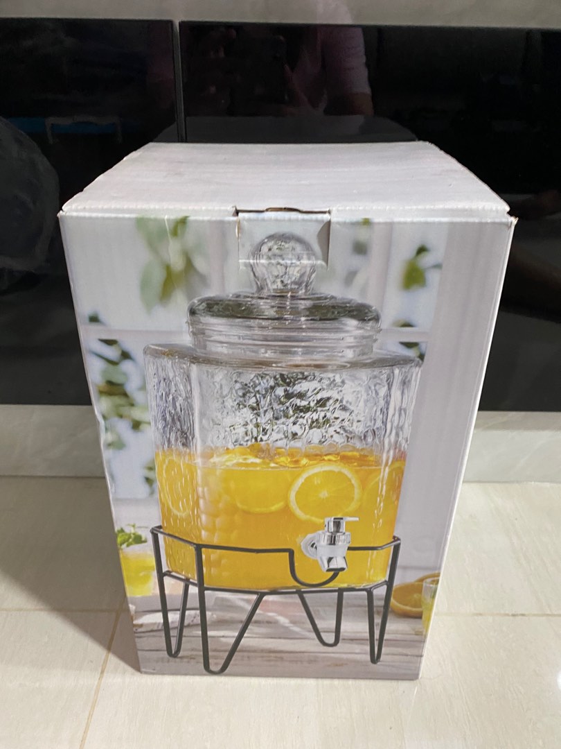 Glass water container, Furniture & Home Living, Kitchenware & Tableware ...