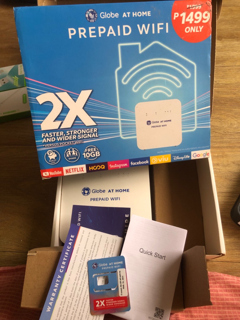 Globe at home prepaid wifi, Computers & Tech, Parts & Accessories ...