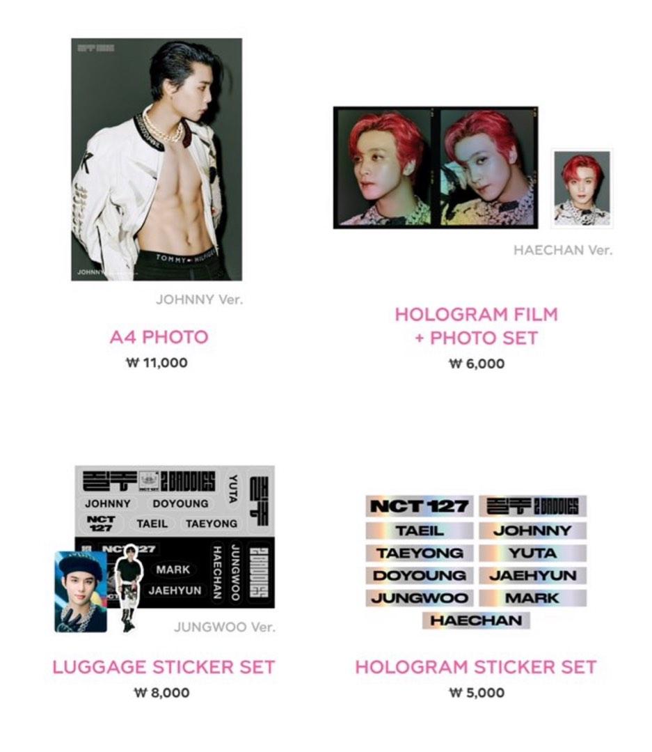 (GO) NCT 127 2 BADDIES Official MD taeyong taeil johnny mark jungwoo ...
