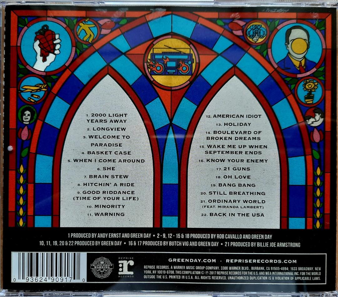GREEN DAY GREATEST HITS CD (COD via Shopee), Hobbies & Toys, Music ...