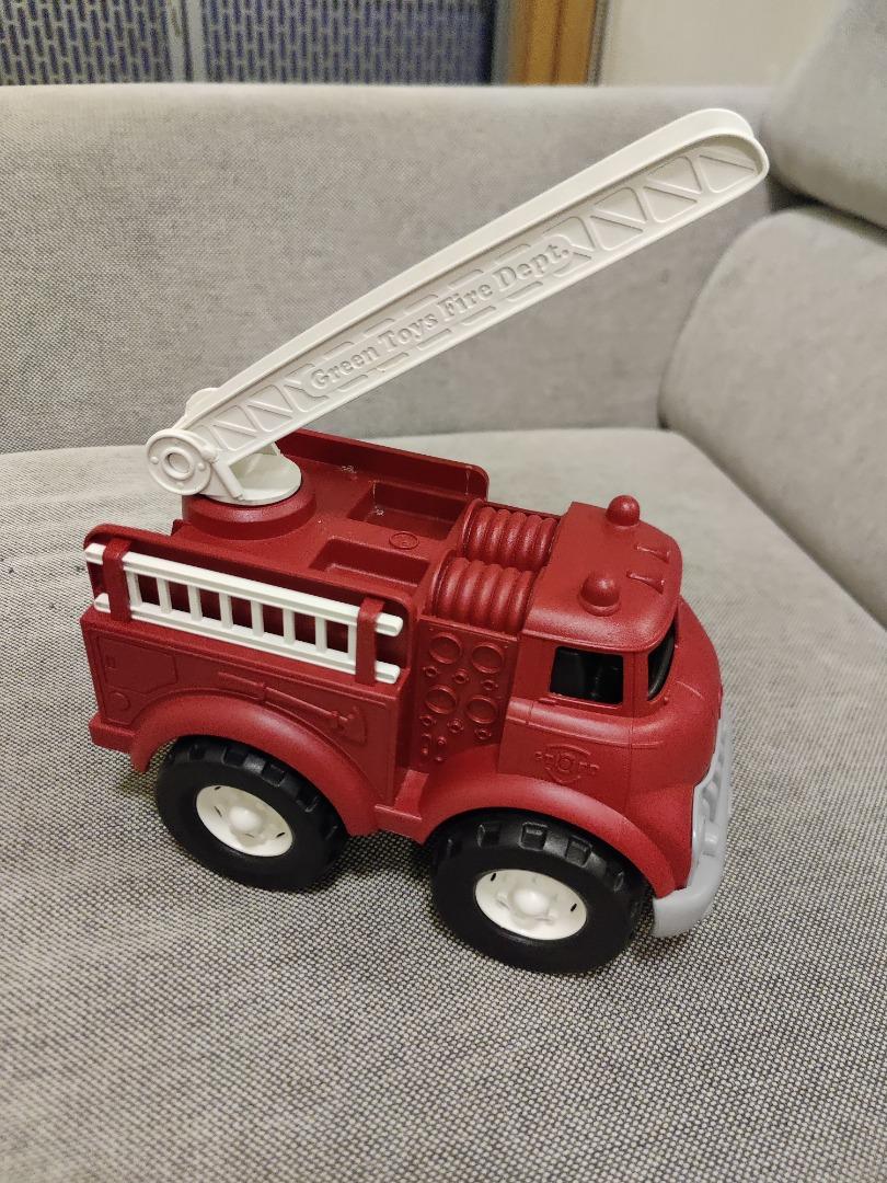 Green Toys School bus and Fire Engine, Hobbies & Toys, Toys & Games on ...