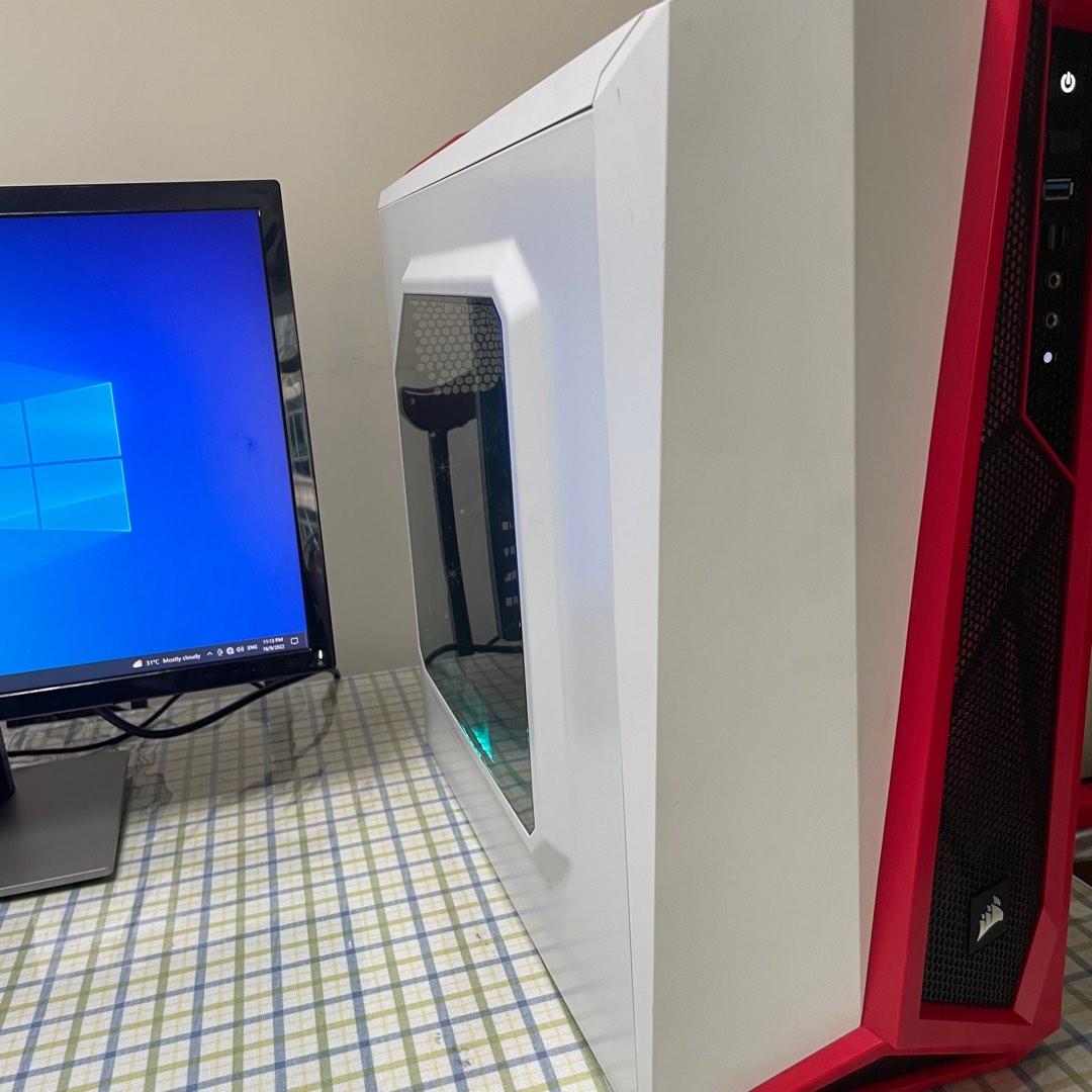 Gtx 1070 Gaming PC + Monitor Setup / Desktop / Workstation / Office PC ...