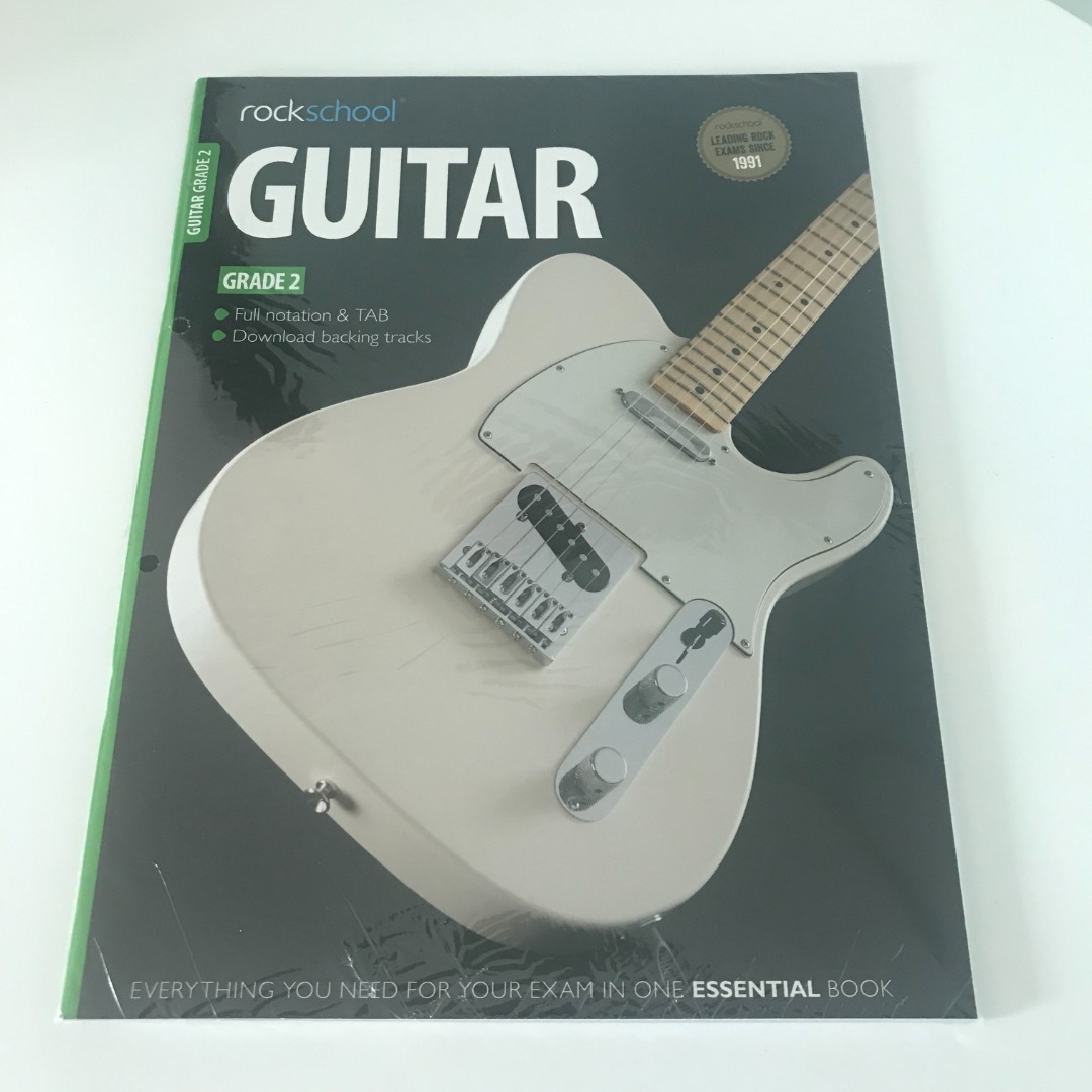 GUITAR Grade 2 rockschool, 興趣及遊戲, 書本 & 文具, 教科書 - Carousell