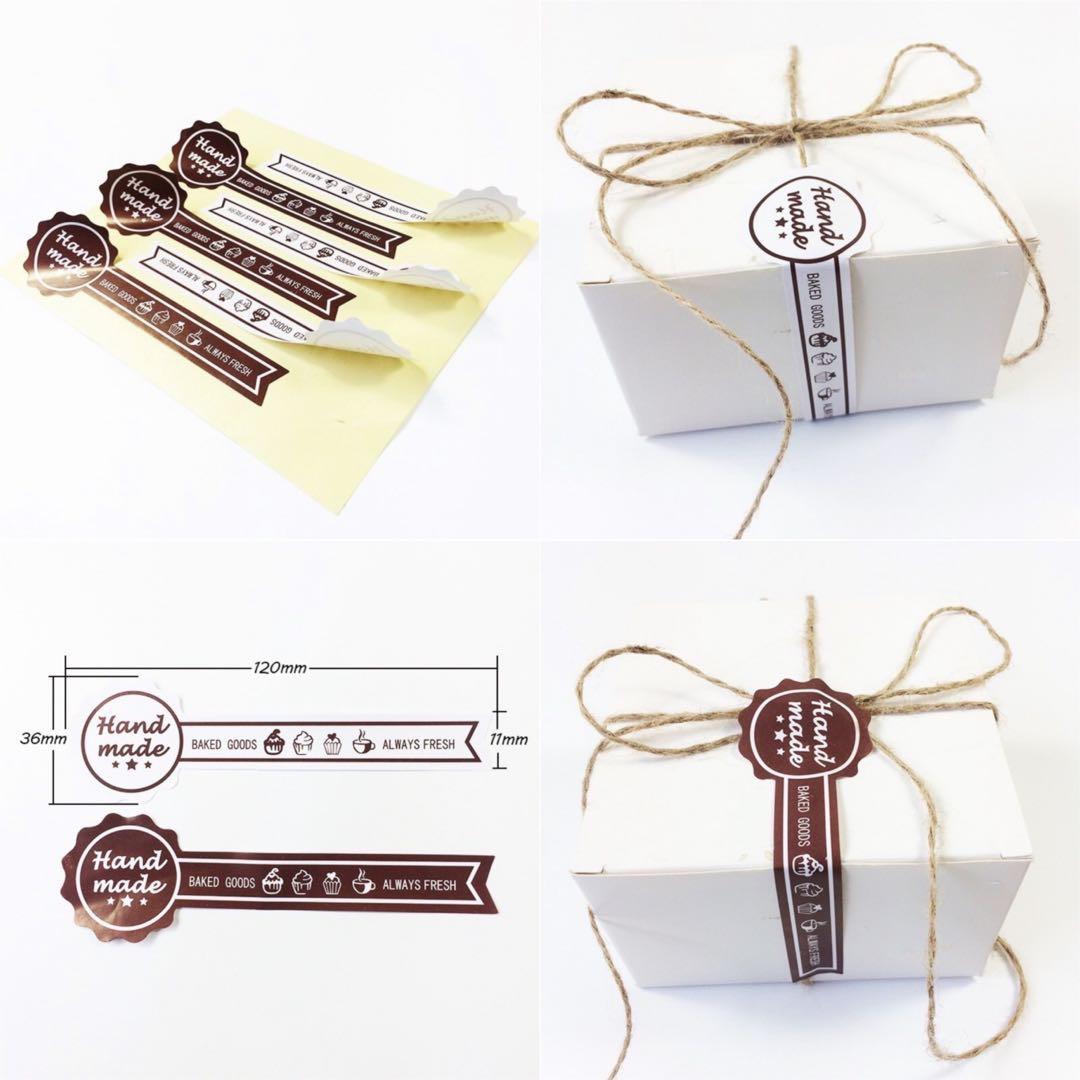 Handmade Thank You Long Strips Label Stickers, Hobbies & Toys ...