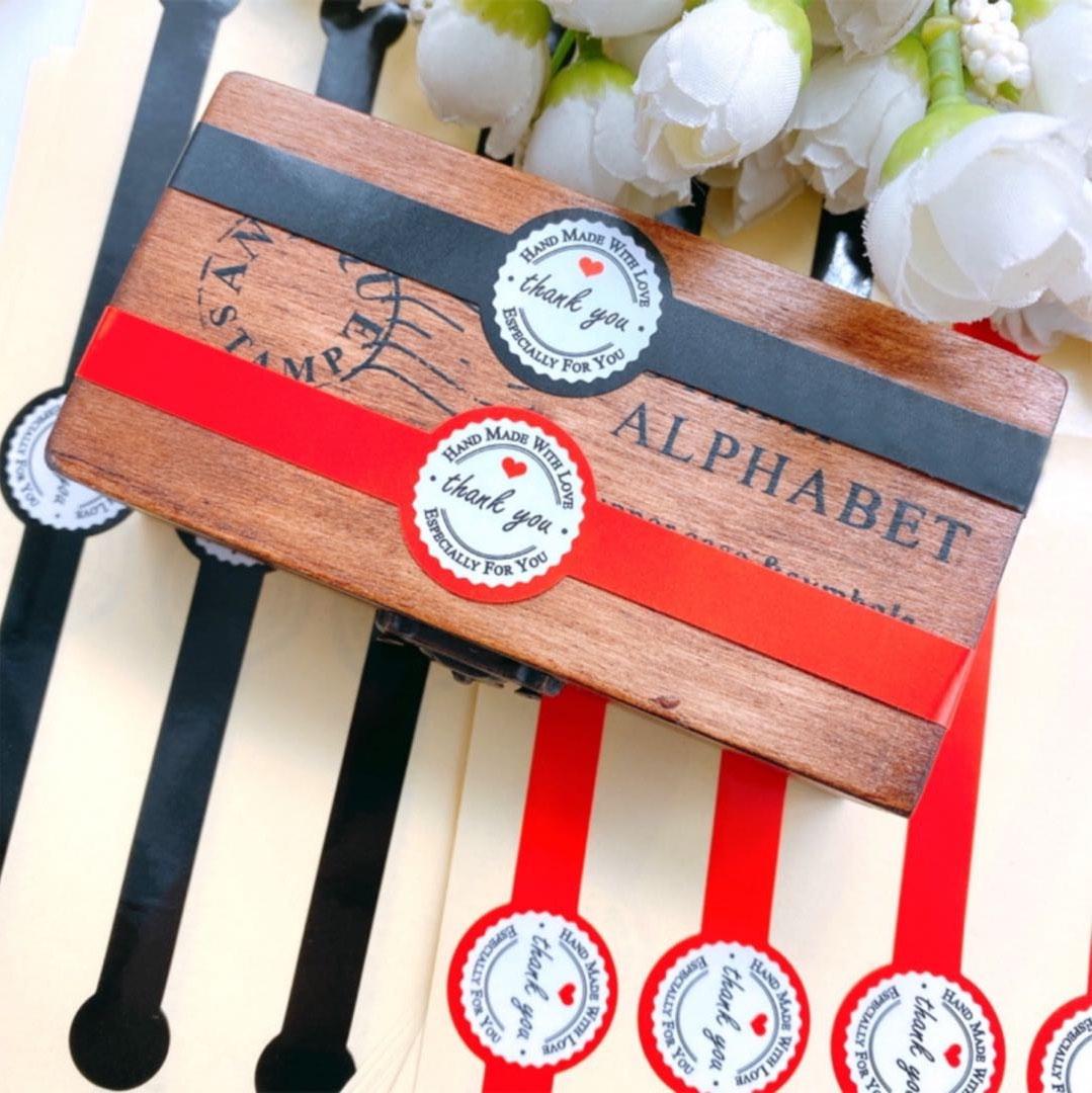 Handmade Thank You Long Strips Label Stickers, Hobbies & Toys ...