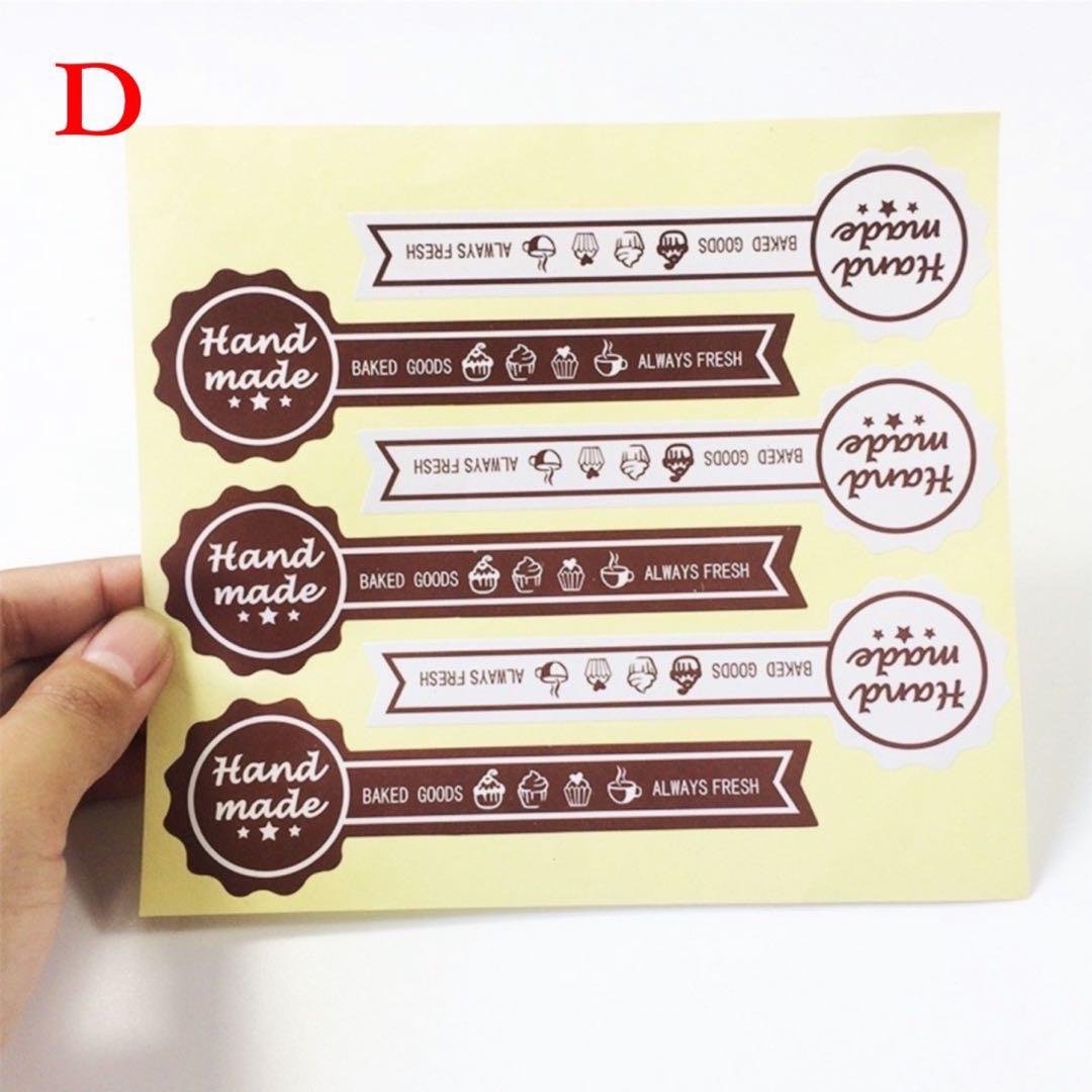 Handmade Thank You Long Strips Label Stickers, Hobbies & Toys ...