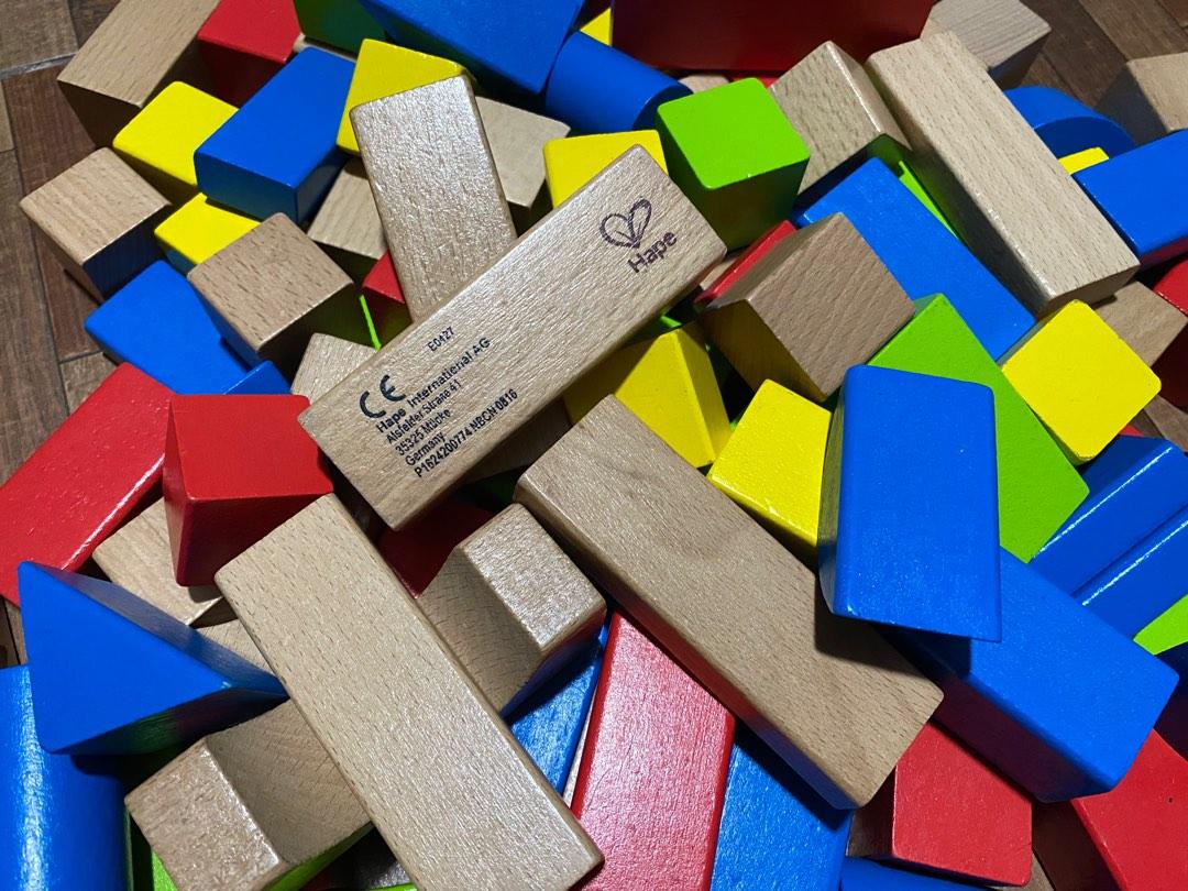 Hape Build Up and Away Blocks, Hobbies & Toys, Toys & Games on Carousell
