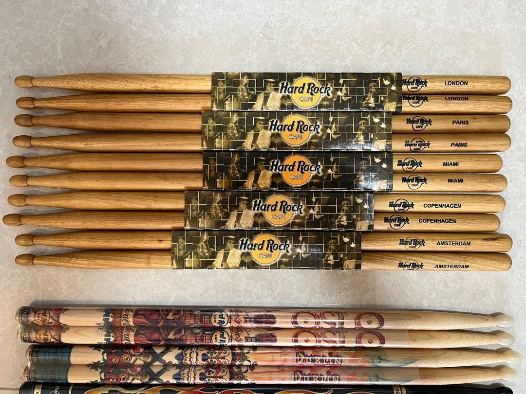 Hard Rock Cafe drumsticks, Hobbies & Toys, Music & Media, Musical ...