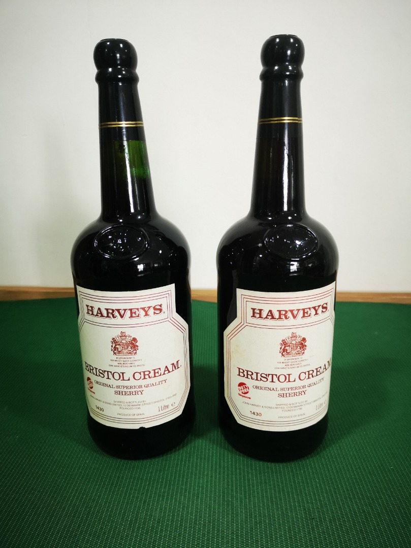 Harveys Bristol Cream 1 Litre, Food & Drinks, Alcoholic Beverages on ...