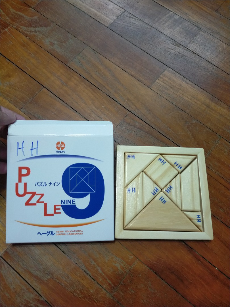 Heguru 9 puzzle ( Nine Puzzle ), Hobbies & Toys, Stationery & Craft ...
