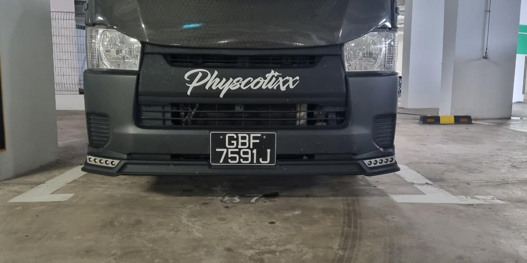 Hiace front lip, Car Accessories, Accessories on Carousell