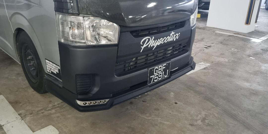 Hiace front lip, Car Accessories, Accessories on Carousell