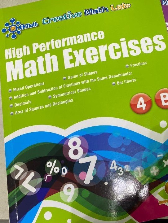 High Performance Math Exercises 4B, 興趣及遊戲, 書本 & 文具, 書本及雜誌 - 補充練習 ...