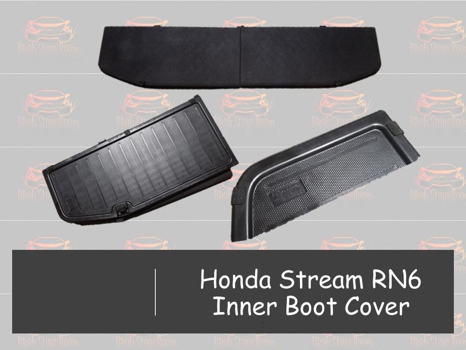 ADD-ON STUFFS! Honda Stream RN6 Spoiler/Visor/ Radiator Fan/ Covers ...