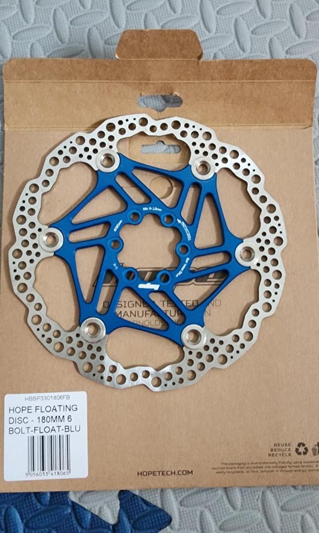 Hope Rotor floating disc 6 bolts, Sports Equipment, Bicycles & Parts ...