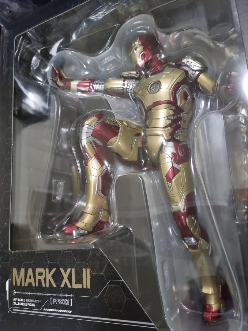 [Hot Toys] Ironman Mark XLII PPS001 1/6th Scale Collectible Figure, Hobbies & Toys, Toys & Games ...