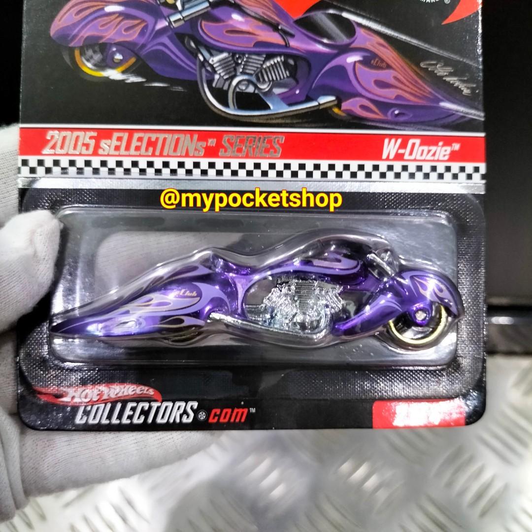 Hot Wheels W-OOZIE - Spectraflame Purple Motorcycle / 2005 Hotwheels ...