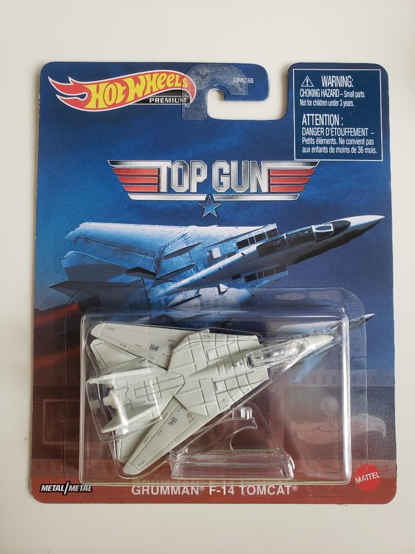 Hotwheels Premium - Top Gun Grumman F14 F-14 Tomcat, 興趣及遊戲, 玩具 & 遊戲類 ...