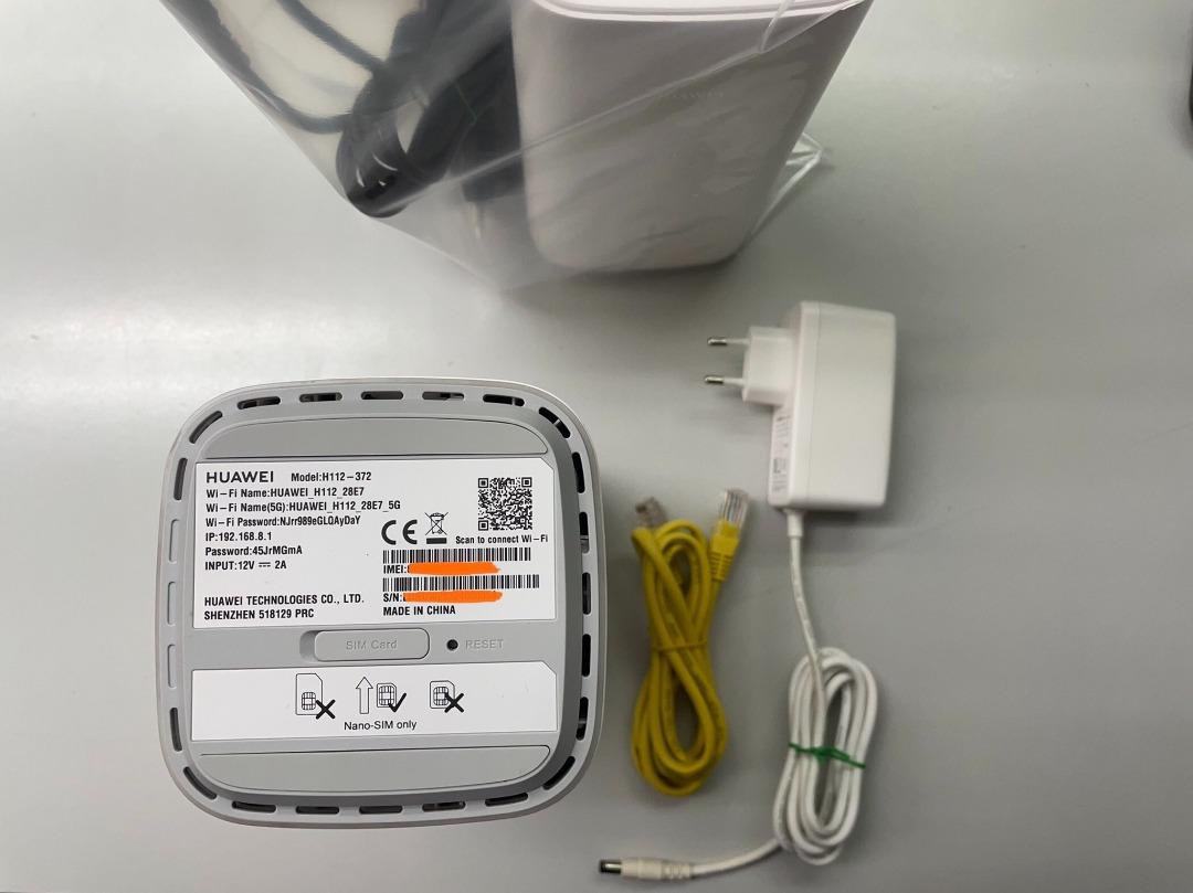 Huawei 5G CPE PRO H112 (H112-372) UNLOCKED 5G CAT20 Wireless Gateway ...
