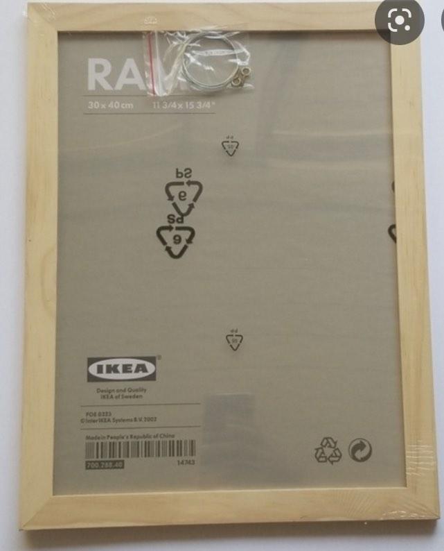 IKEA RAM picture frames (2 pieces), Furniture & Home Living, Home Decor ...