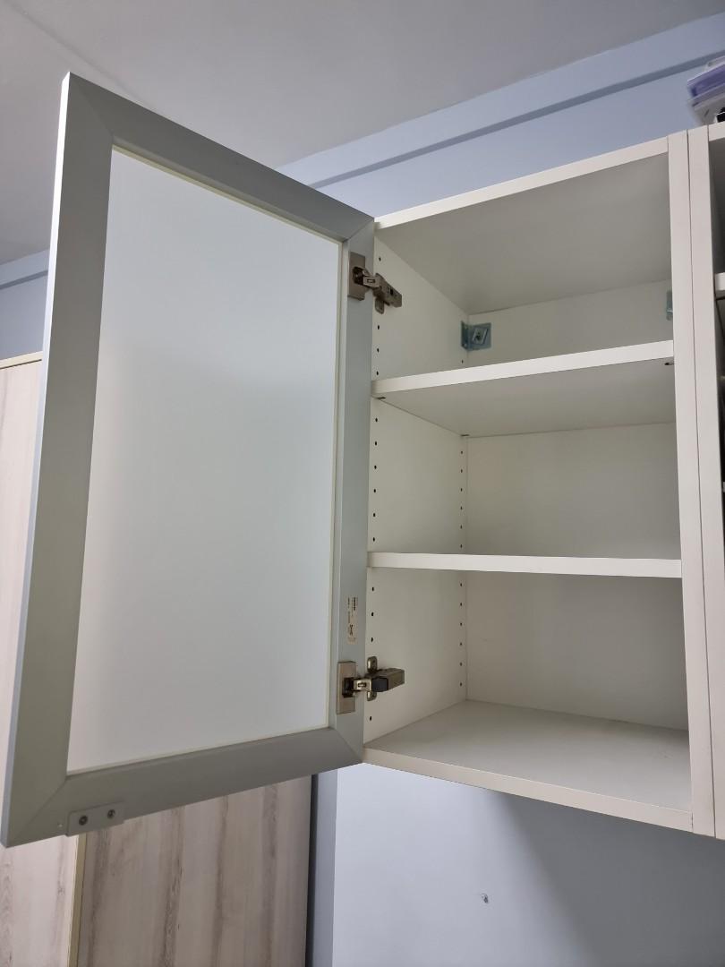 Ikea Wall Cabinets Faktum With Frosted Soft Close Door Rubrik Furniture And Home Living